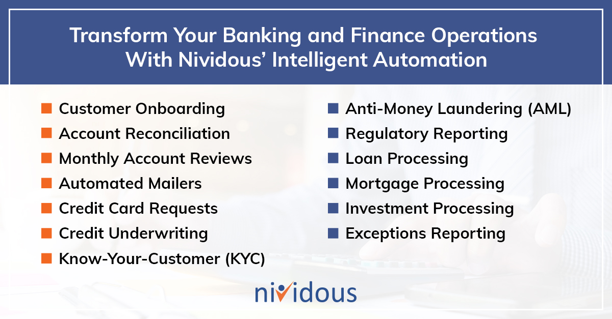 Banking Automation | Intelligent Automation in Banking & Financial Services