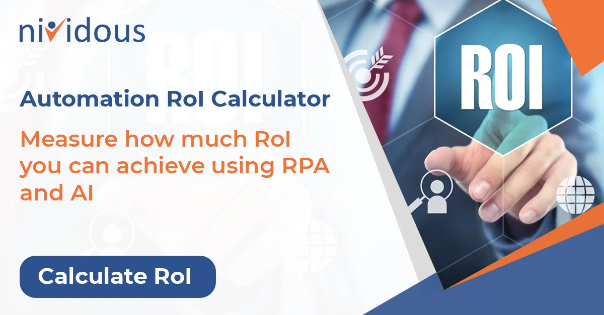Automation RoI Calculator | RPA ROI Calculator | Nividous